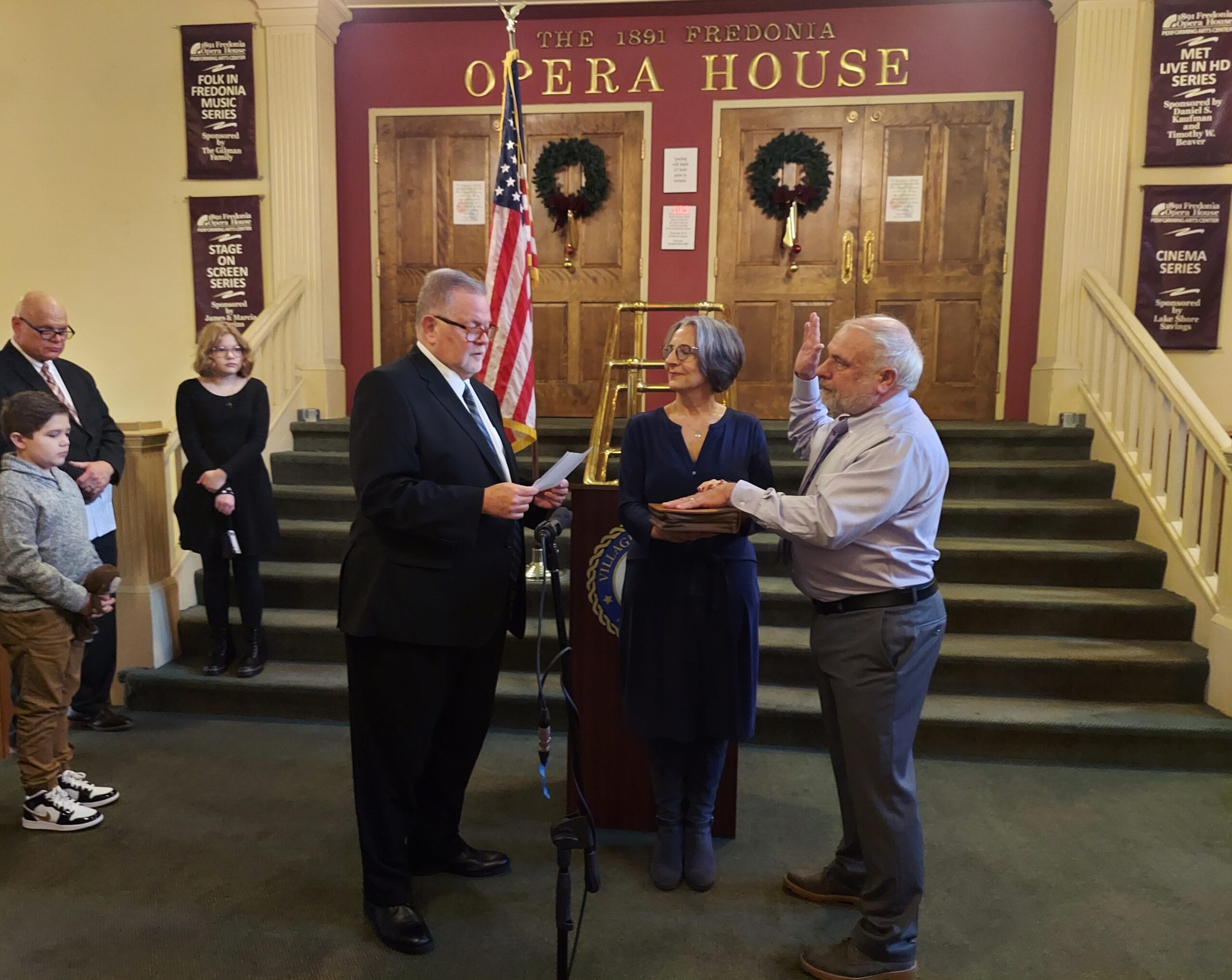 Fredonia officials sworn in | News, Sports, Jobs - Observer Today